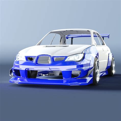 🇯🇵 Subaru Voltex Hawkeye Wide Body・ 3d File For 3d Printing・cults