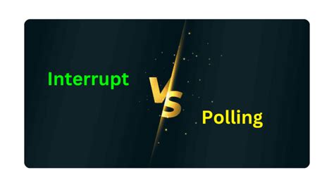 Difference Between Interrupt And Polling Siliconvlsi