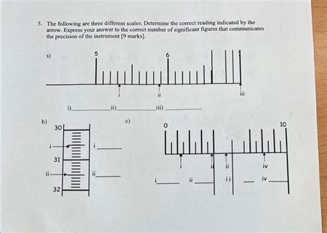 [solved] 5 the following are three different scales dete