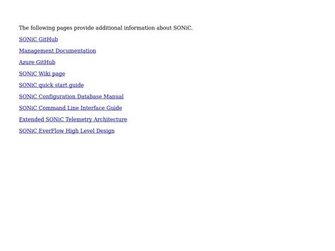 Sonic Documentation Enterprise Sonic Distribution By Dell Technologies Layer 3 Fabric Dell