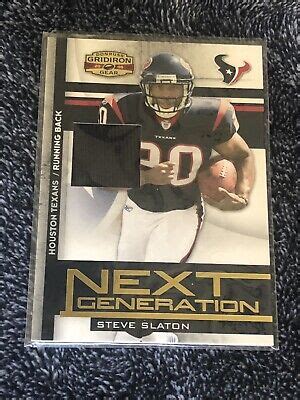 2008 Donruss Gridiron Gear Next Generation Jerseys 250 Steve Slaton