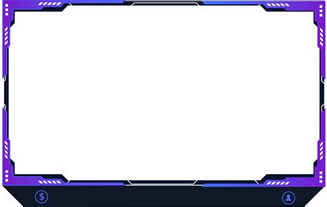 digital live streaming overlay png broadcast screen design with
