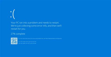 como corrigir erro de falha na verificação de segurança do kernel no