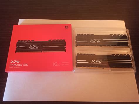 Оперативная память DIMM ADATA XPG GAMMIX D10 32GB (16GB x2) DDR4-3600 ...