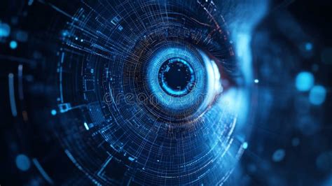 Advanced Eye Scan Technology Secure Biometric Authentication For Access