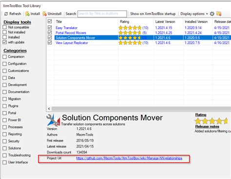 Bug Incorrect Url In Solutions Components Mover · Issue 1027 · Mscrmtoolsxrmtoolbox · Github