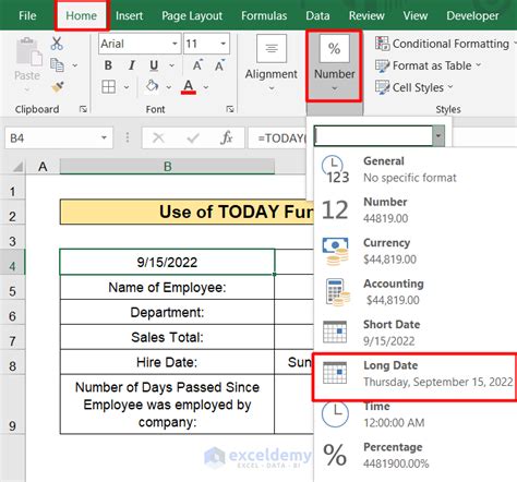 Now Vs Today Functions In Excel 3 Practical Examples