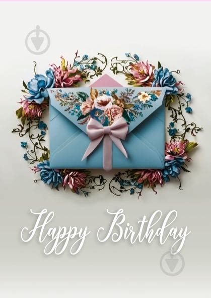 ᐉ Открытка поздравительная Happy Birthday З Днем Народження • Купить в Киеве Украине • Лучшая