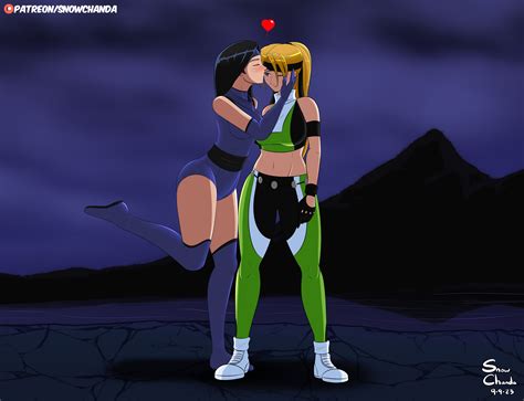 Mortal Kombat Kitana And Jade Kiss