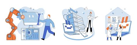 Computer Troubleshooting Royalty Free Vector Image