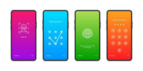 Smartphone With Passcode Lock Screen Interface Protecting Your