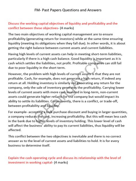 Fm Notes By Beingacca 1 Pdf Capital Asset Pricing Model