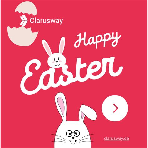 Clarusway De On Linkedin Happyeaster Fullstack Aws Devops Datascience Cybersecurity Sdet