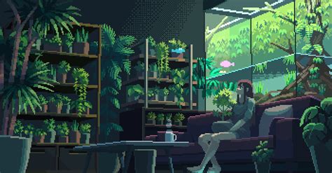 Botanical Room [setamo] Imaginarysliceoflife Tumblr Wallpaper Laptop