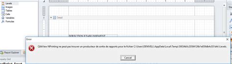 error when launching a pixelreport qlik community 1654615