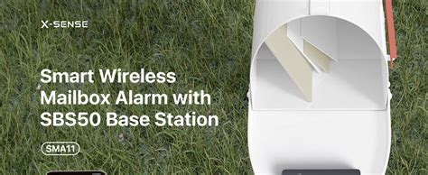 X Sense Smart Mailbox Alarm Wireless Long Range Mailbox Alert Mailbox Sensor With