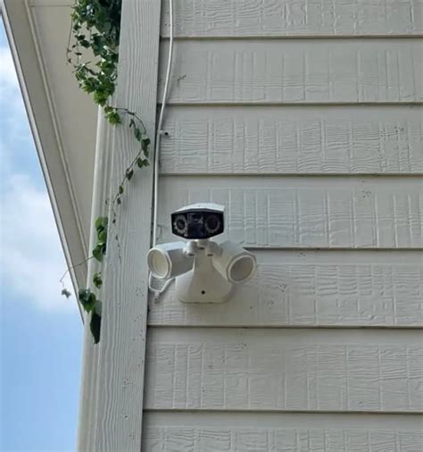 Reolink Flood Light Poe Security Camera Installation In Austin Managed It Services Low