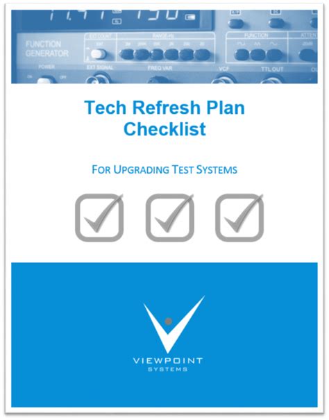 Technology Refresh Plan Template