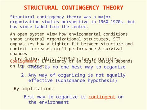 Ppt Structural Contingency Theory Dokumen Tips