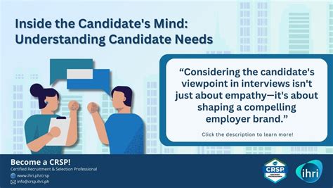 Inside The Candidates Mind Understanding Candidate Needs
