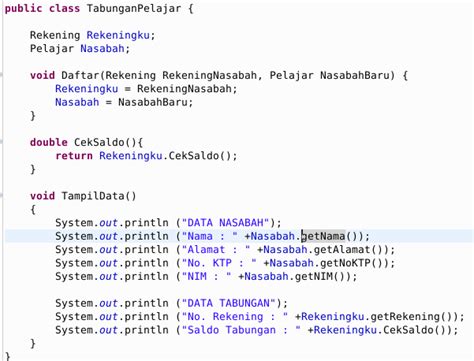 information technology program java sederhana dan uml