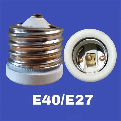 Bhatia Electricals porcelian and metal Lamp Adapter convertor E40 to ...