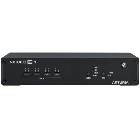 Arturia Audiofuse X8 In Premium 8 Line Level Inputs To Connect To Your Audio Interface Black