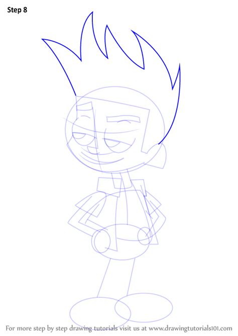 How To Draw Johnny From Johnny Test Johnny Test Step By Step