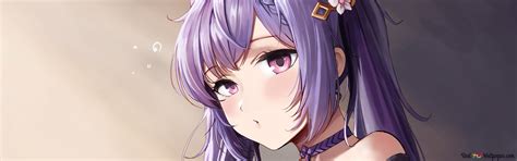 Keqing Hot Look In Black Bra Genshin Impact K Wallpaper Download