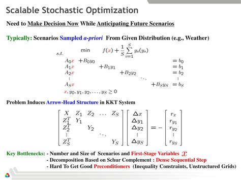 Ppt Optimization Under Uncertainty Structure Exploiting Algorithms