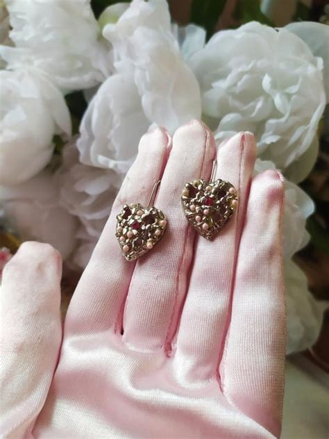 Серьги сердечка — цена 109 грн в каталоге Серьги Купить аксессуары по доступной цене на Шафе