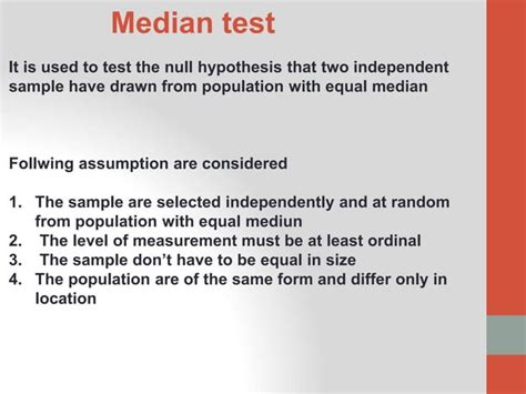 Non Parametric Test Pptx Standardized Testing Educational Assessment