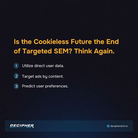 Decipher Tech On Linkedin Cookielessfuture Targetedsem Dataprivacy