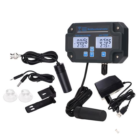 Snapklik Com Smart Water Quality Tester In WiFi PH Meter Monitor PH EC TDS Salinity SG