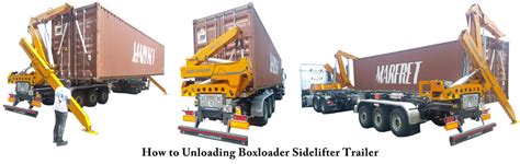 Boxloader Side Loader Trailer 40ft Container Handler Box Loader Side