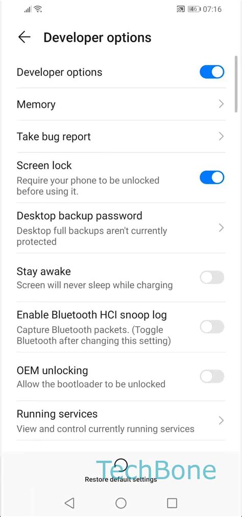 how to disable developer options huawei manual techbone
