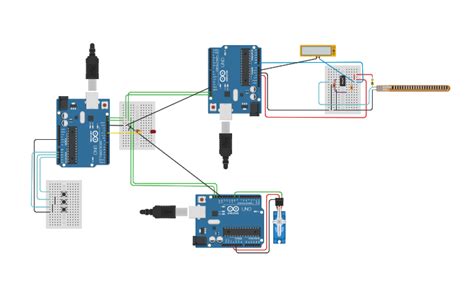 Circuit Design Copy Of Robotic Arm Controlled By Glove Tinkercad