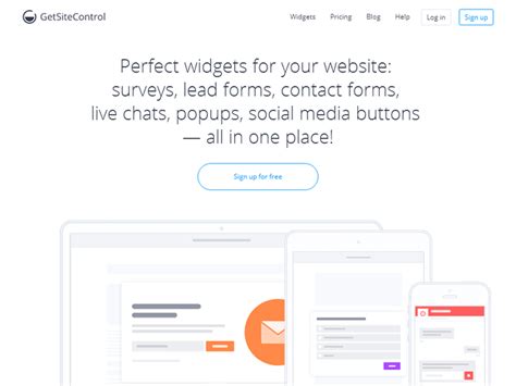 Getsitecontrol Review Wordpress Plugin For User Engagement Widgets