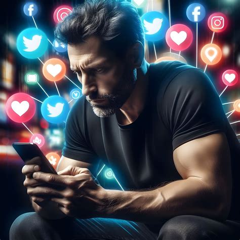 Download Ai Generated Man Social Media Royalty Free Stock