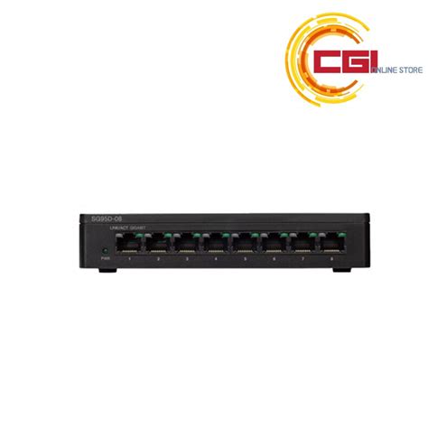 Cisco SG95D 08 8 Port Gigabit Desktop Unmanaged Switch SG95D 08 SG Shopee Malaysia