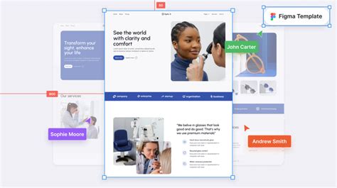 Optic X Optician Figma Template Free Figma Resource Figma Elements