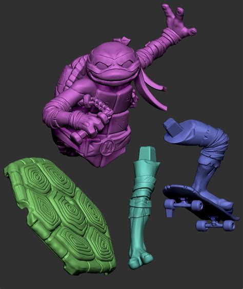 Stl File Mikey Tmnt 🐢・3d Printing Design To Download・cults