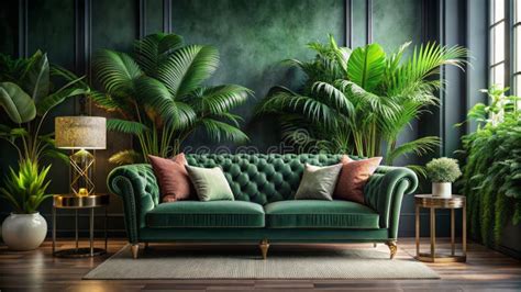 Luxurious Emerald Green Velvet Sofa A Statement Piece For Your Living