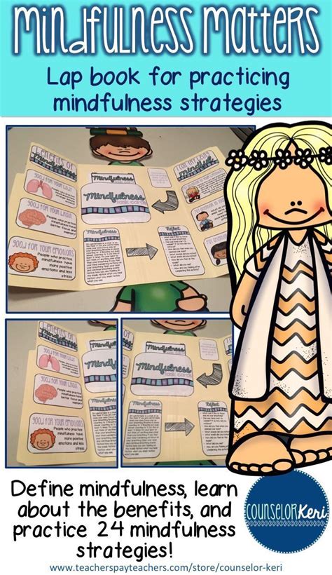 Mindfulness Lap Book Mindfulness Activities For Elementary School