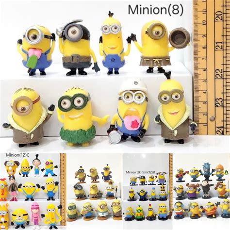 Despicable Me Chibi Minion Action Figure Set Of 8 Shopee Malaysia