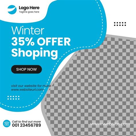 소셜 미디어 디자인 템플릿 Instagram 게시물 프리미엄 벡터