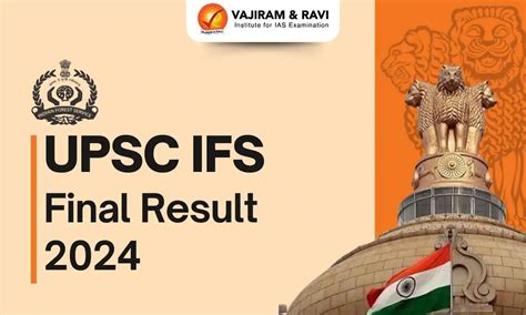 UPSC IFS Final Result 2024 Out Download PDF Toppers List