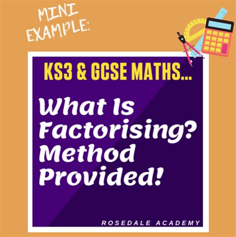 Freebie What Is Factorising ~ Mini Explanation Ks3ks4 Gcse And Igcse