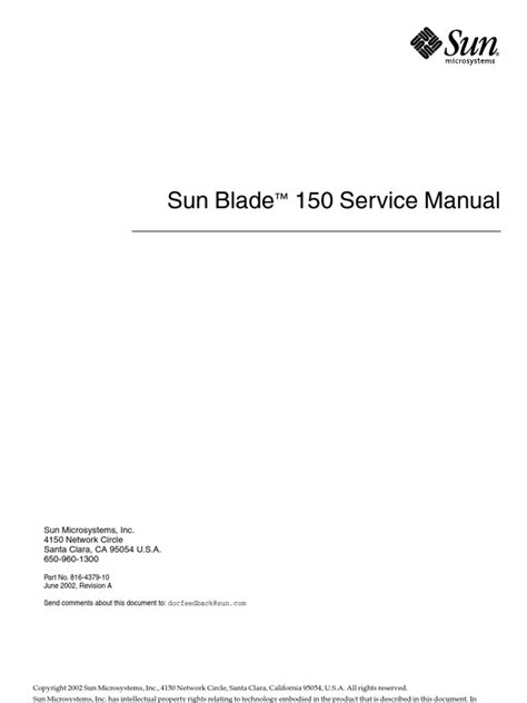 Sun Blade 150 Repairing Manual Pdf Usb Command Line Interface
