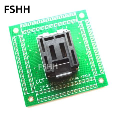 ic51 1004 958 test socket qfp100 lqfp100 tqfp100 socket pitch 0 5mm